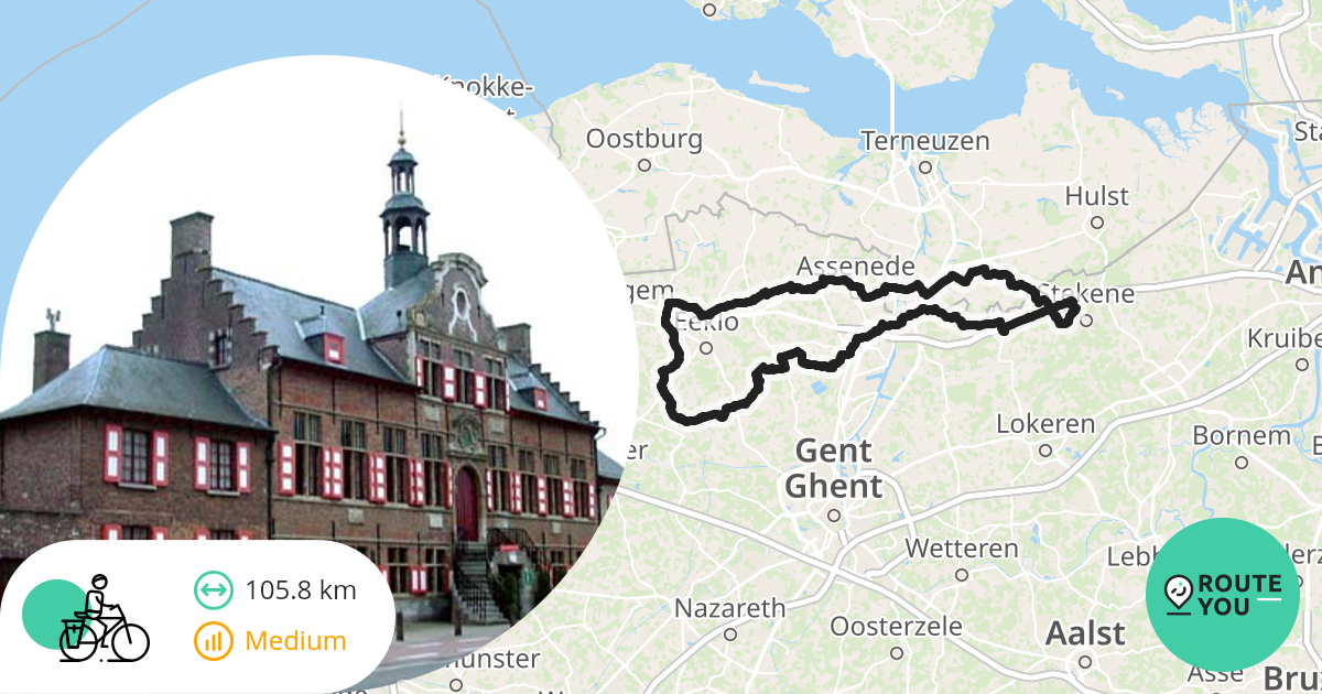 Kruipuit WTC blijfjong Stekene A - Fietsroute | RouteYou