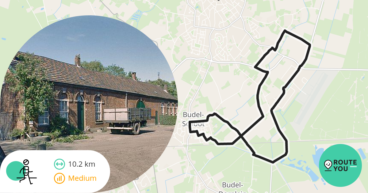 Wandelroute 2 Budel-Schoot 10 km - Recreatieve wandelroute | RouteYou