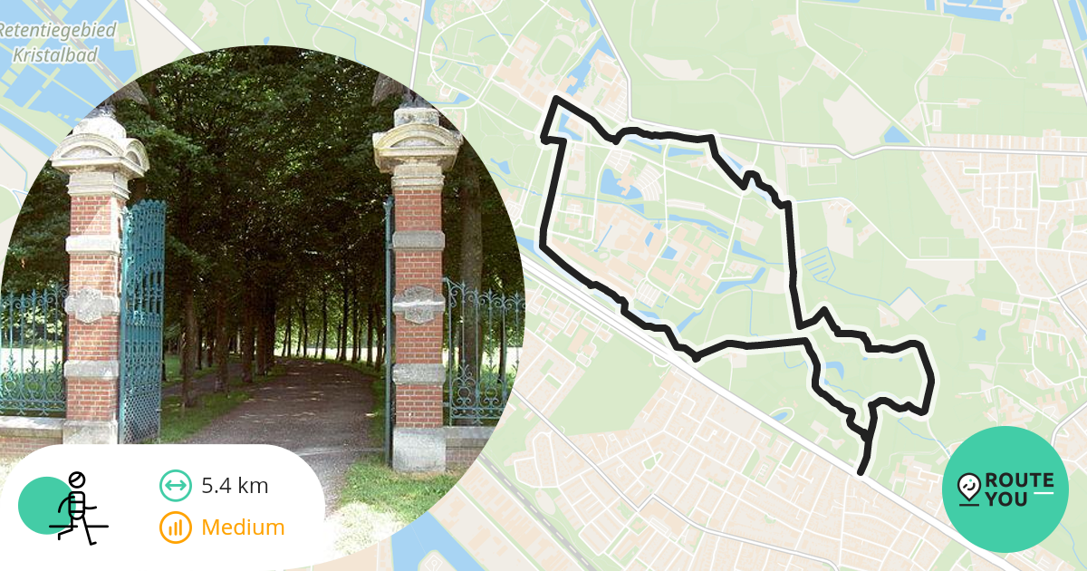 Abraham Ledeboerpark Wandeling - Recreatieve wandelroute | RouteYou