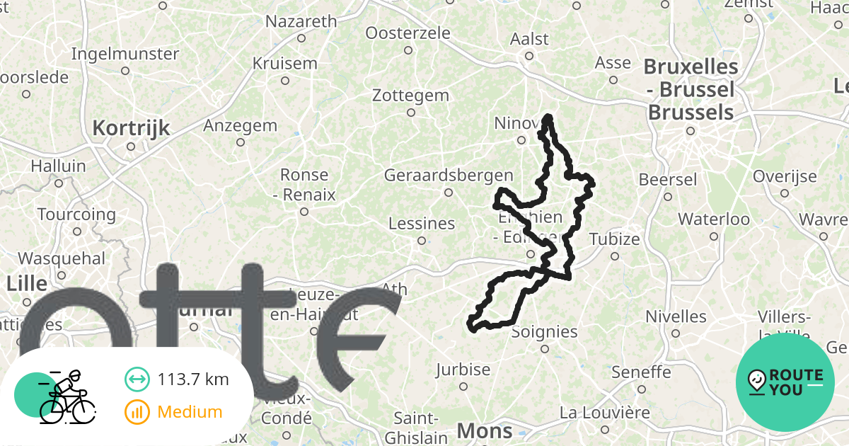 Parel van het Pajottenland 2022 - Racefietsroute | RouteYou