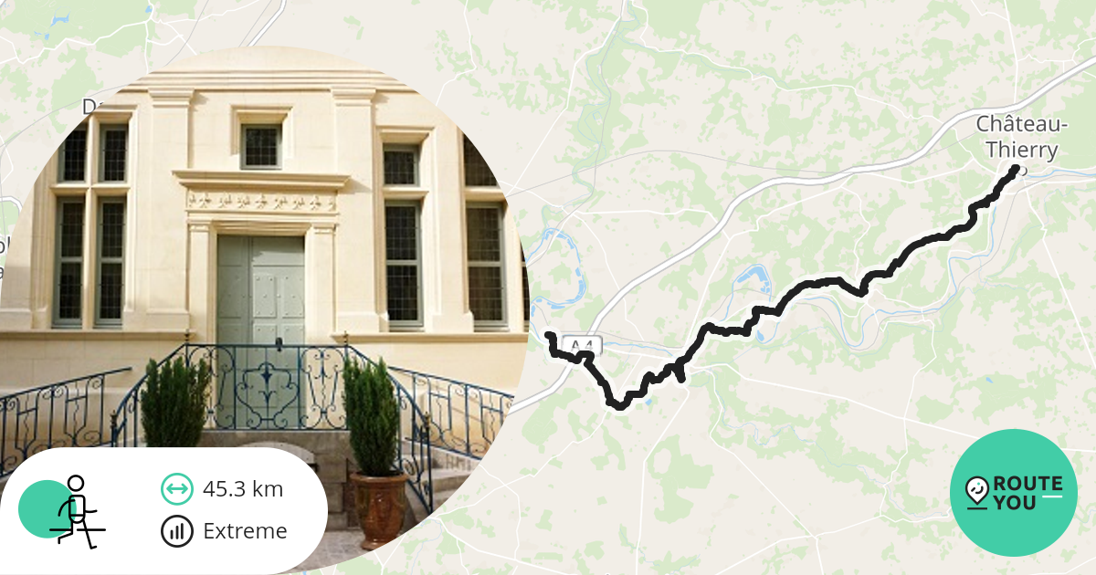 Changis-sur-Marne - Château-Thierry - Itinéraire à pied | RouteYou