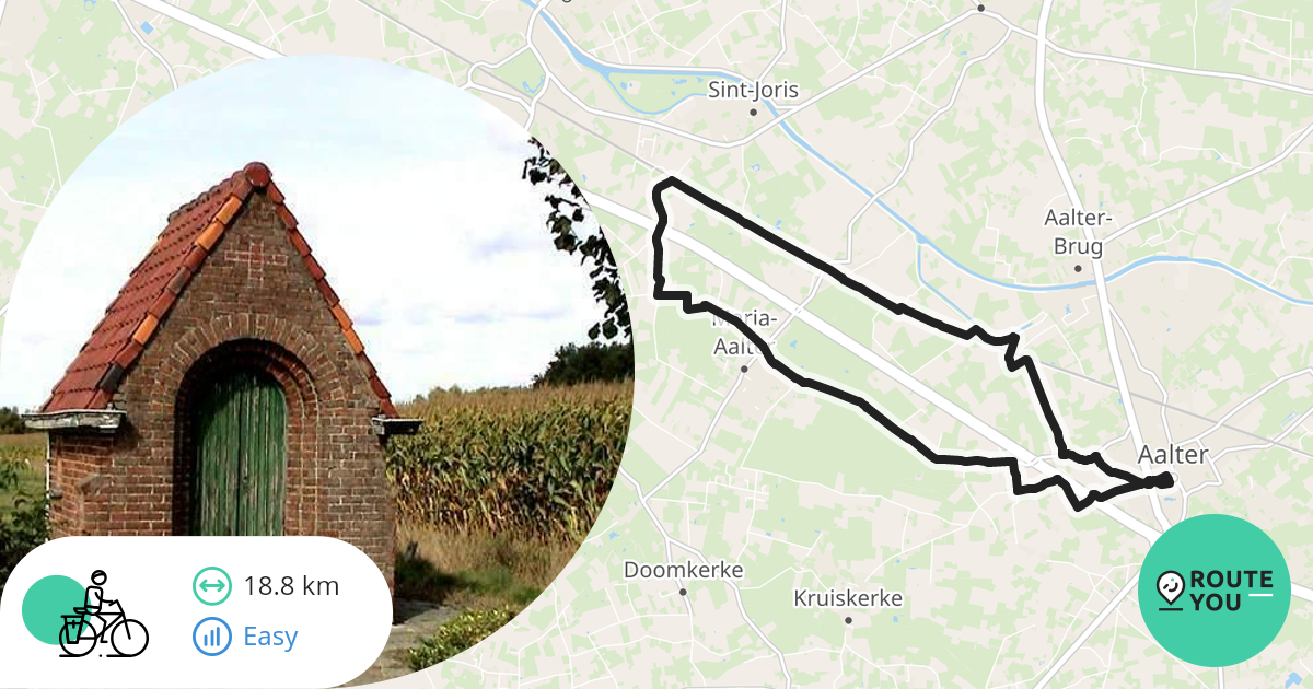 Aalter - Recreatieve fietsroute | RouteYou