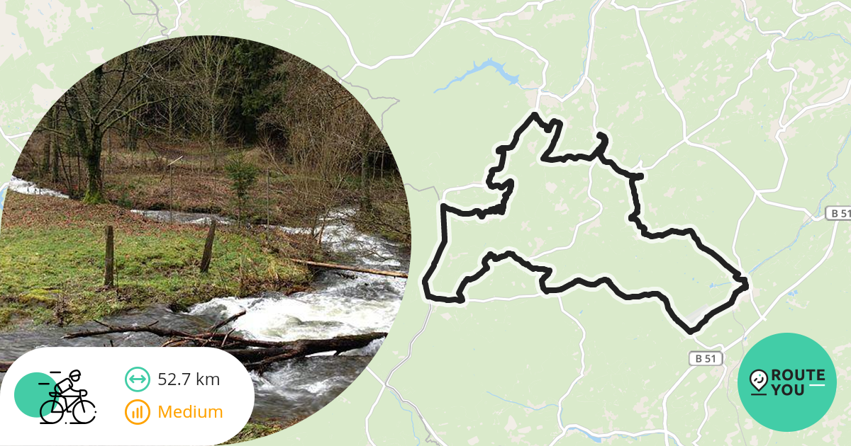Eifel-Hellenthal 50k - Rennradroute | RouteYou