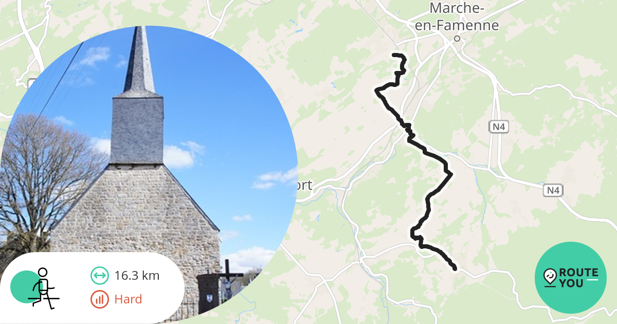 Nassogne - Aye - Wandelroute | RouteYou