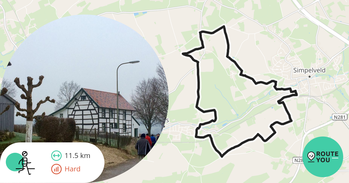 Woensdagtocht Simpelveld 10 km Overeys-Trintelen-Vrouwenheide ...