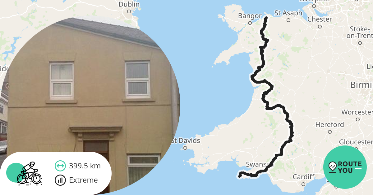 Sarn Helen - full course - Gravel bike route | RouteYou