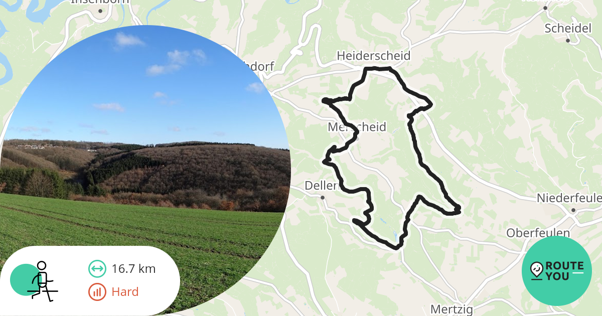 Combinatie Heiderscheid, ES4, Heiderscheid B, ES9, ES14 - Wandelroute ...