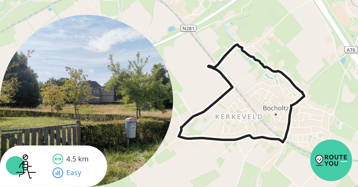 Euroregio wandelroute nr 125 broek in Bocholtz - Recreatieve ...