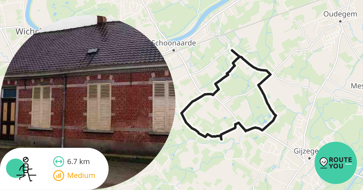 Schoonaarde 3 - Recreatieve wandelroute | RouteYou