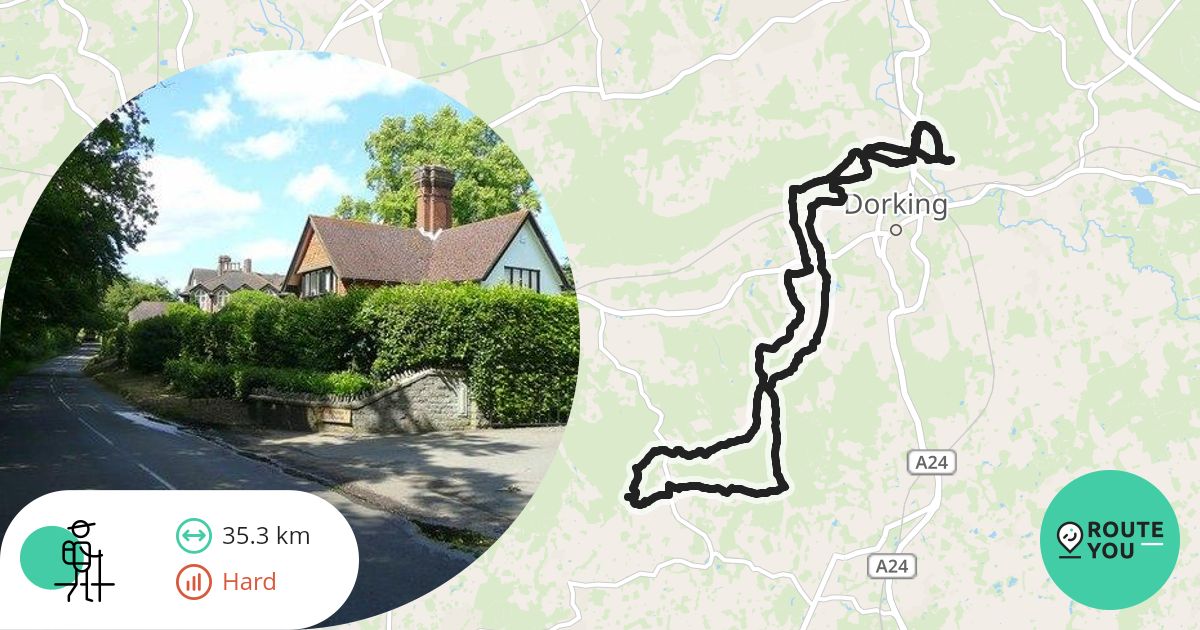 Surrey Three Peaks - Hiking route | RouteYou