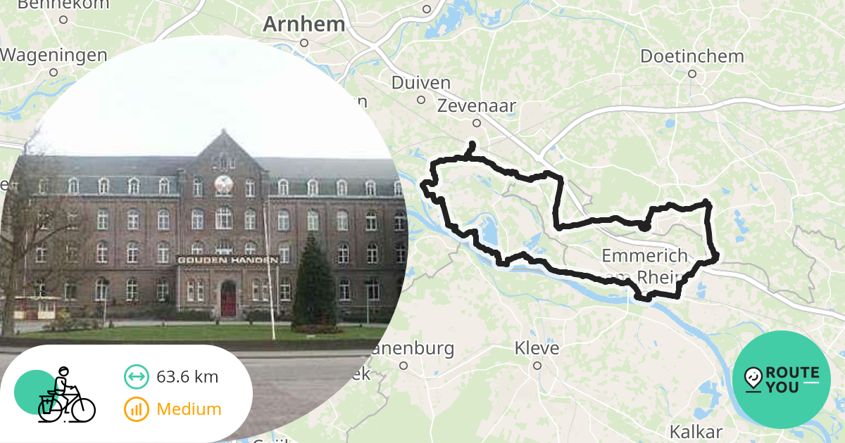 Oud-Zevenaar- langs de Rijn -Emmerich- 's Heerenberg. Rondrit door het ...