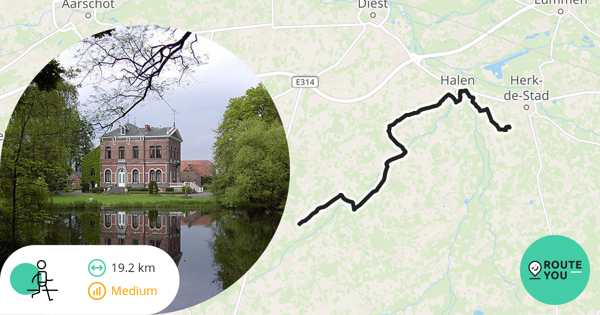 Kersbeek-Miskom - Herk-de-Stad - Wandelroute | RouteYou
