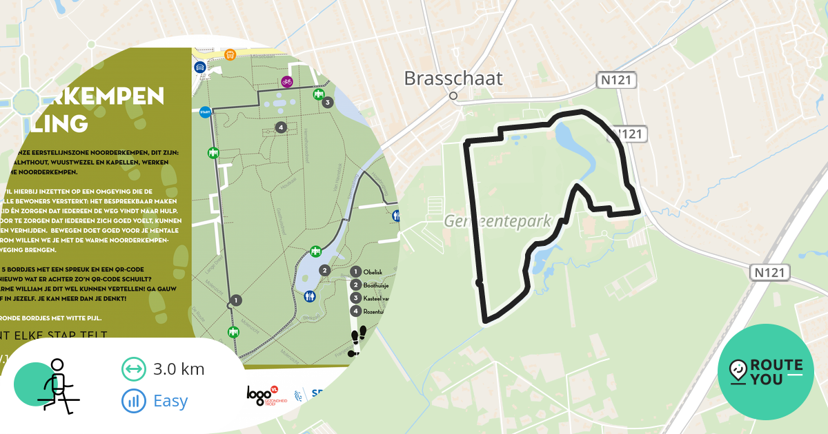 De Warme Noorderkempen wandeling - Brasschaat - Wandelroute | RouteYou