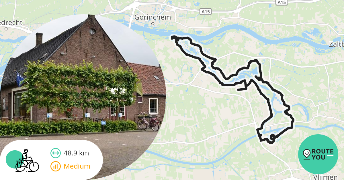 Lus vesting Woudrichem - vesting Heusden langs Afgedamde Maas ...