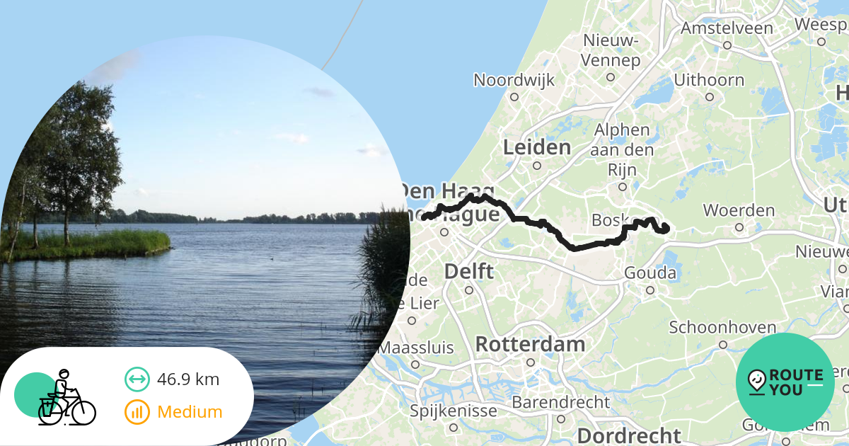 Bodegraven - Scheveningen - Recreatieve fietsroute | RouteYou