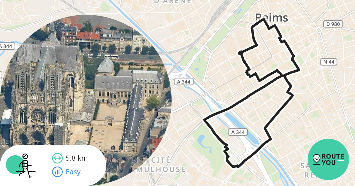 Reims christian 2022 6km made-by-made - Recreatieve wandelroute | RouteYou