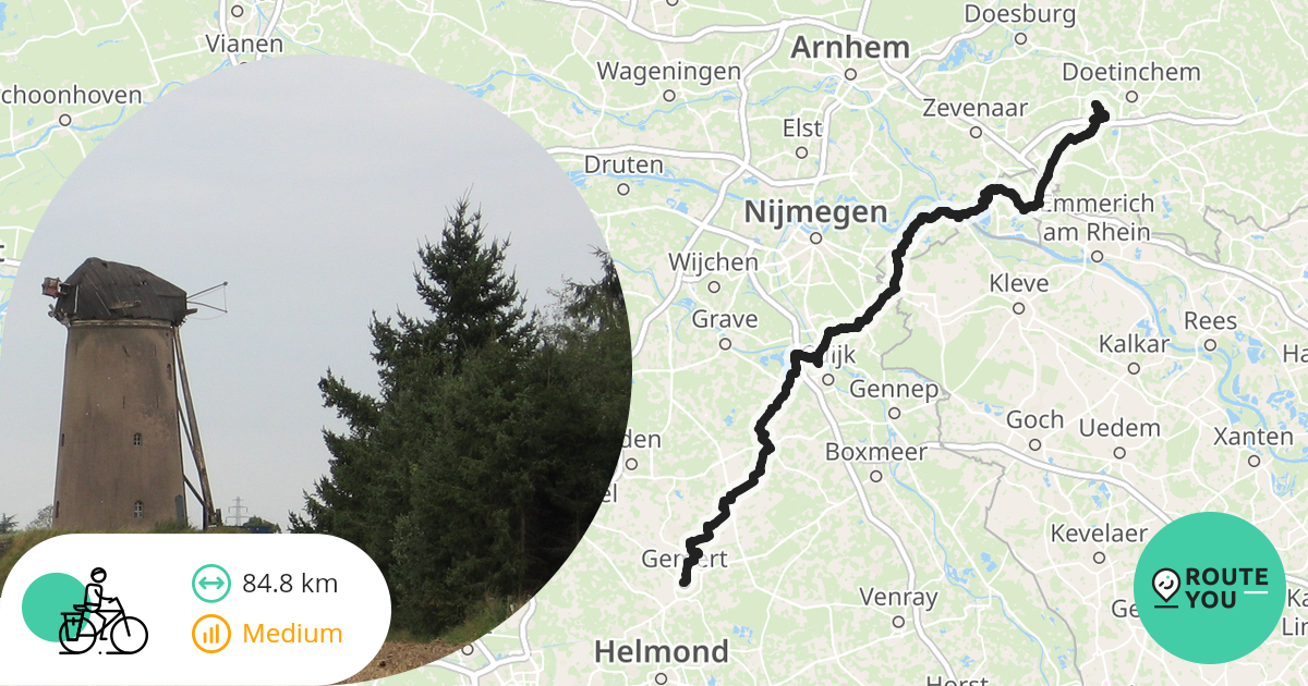 Wehl - Gemert - Recreatieve fietsroute | RouteYou