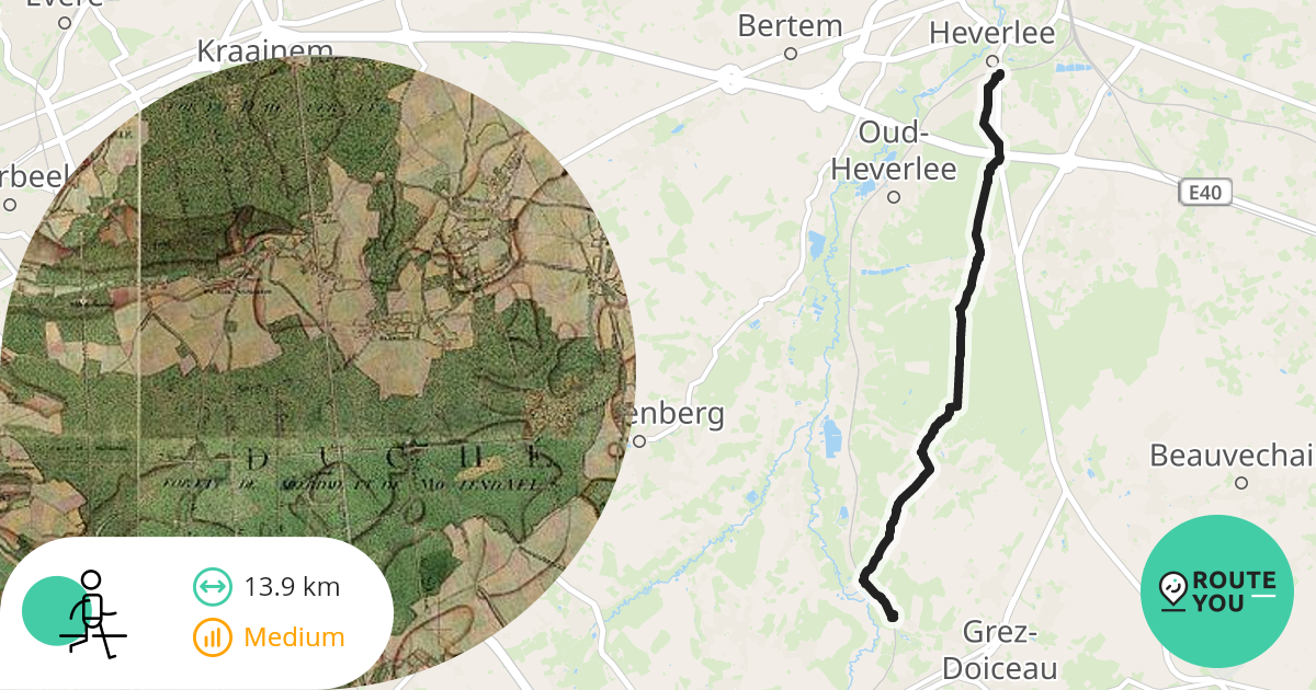Eerken - Heverlee - Wandelroute | RouteYou