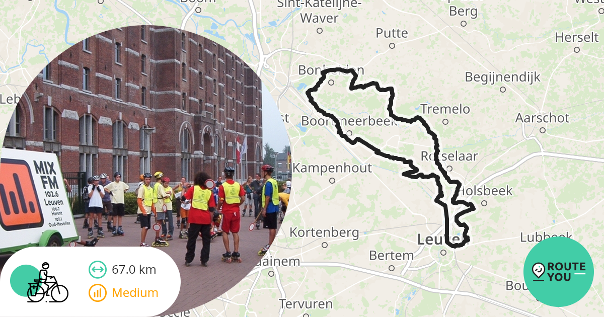 Muizen_66km - Fietsroute | RouteYou