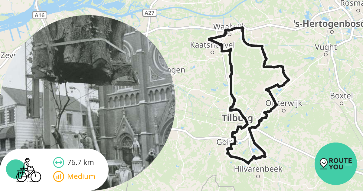 NL22 - Goirle - knooppunten - Recreatieve fietsroute | RouteYou