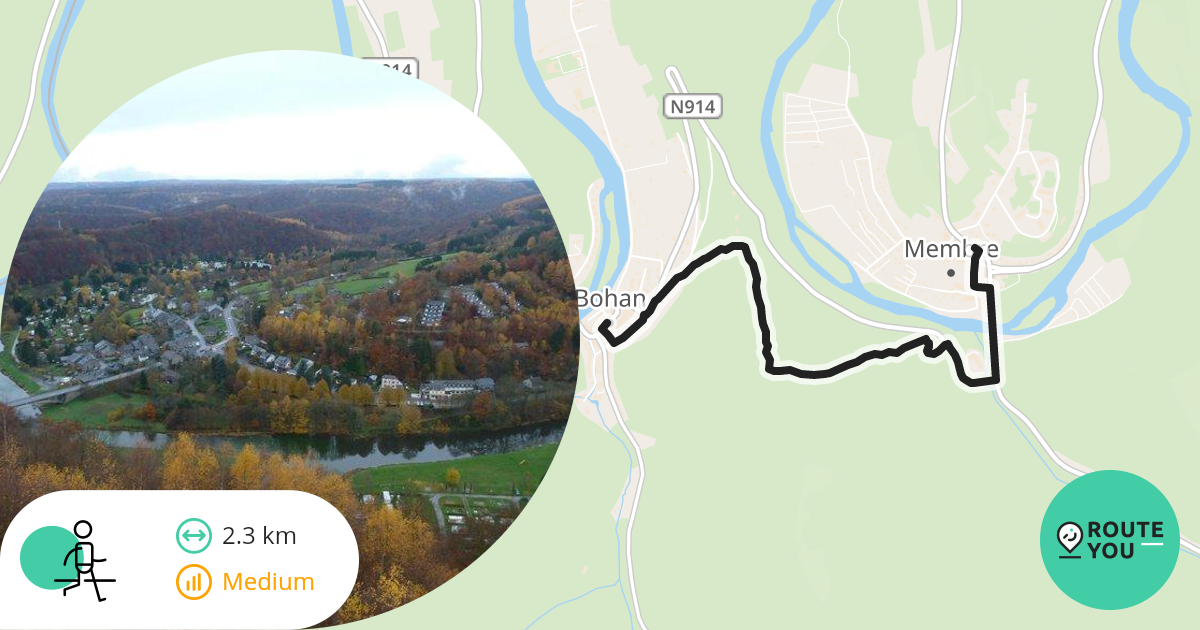 Bohan - Membre - Wandelroute | RouteYou
