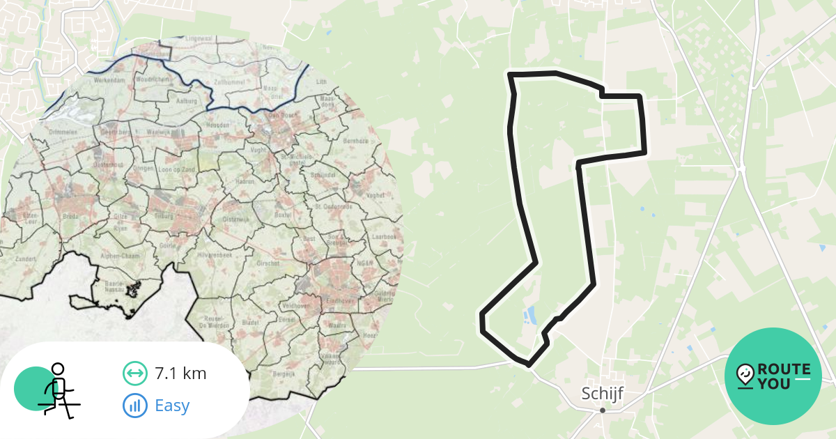 Rucphen Posthoorn - Wandelroute | RouteYou