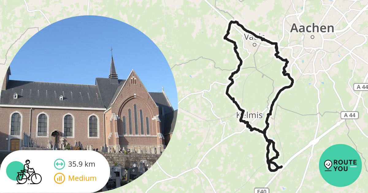 Drielandenroute Scheepers - Recreatieve fietsroute | RouteYou