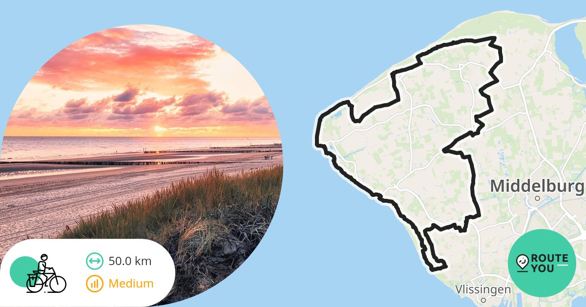 Fietsroute Nationaal Landschap Zuidwest-Zeeland en Walcheren ...