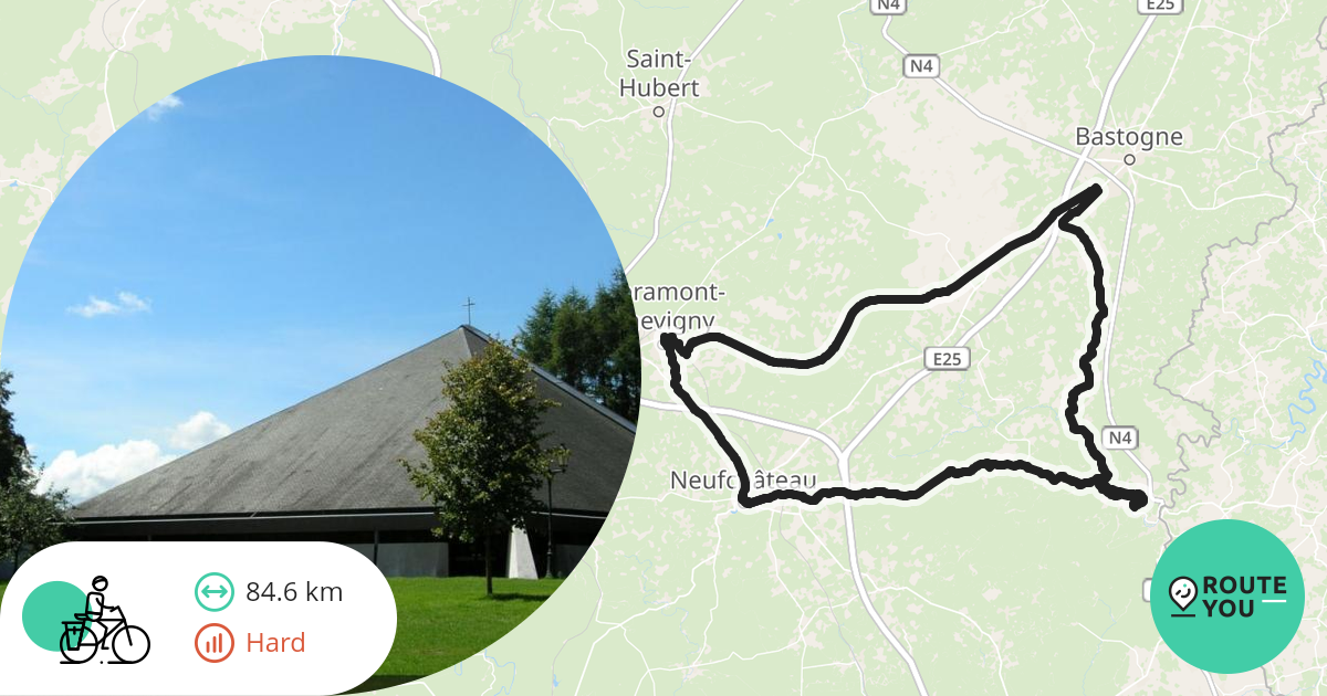 Libramont-Chevigny - Recreatieve fietsroute | RouteYou