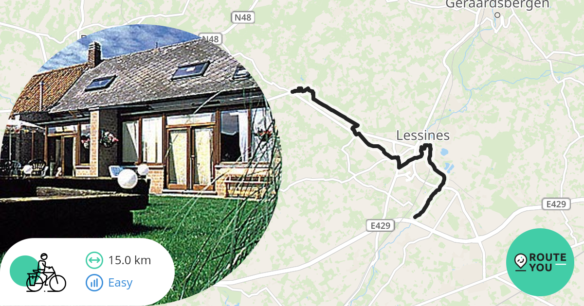 Vloesberg - Papegem - Recreatieve fietsroute | RouteYou