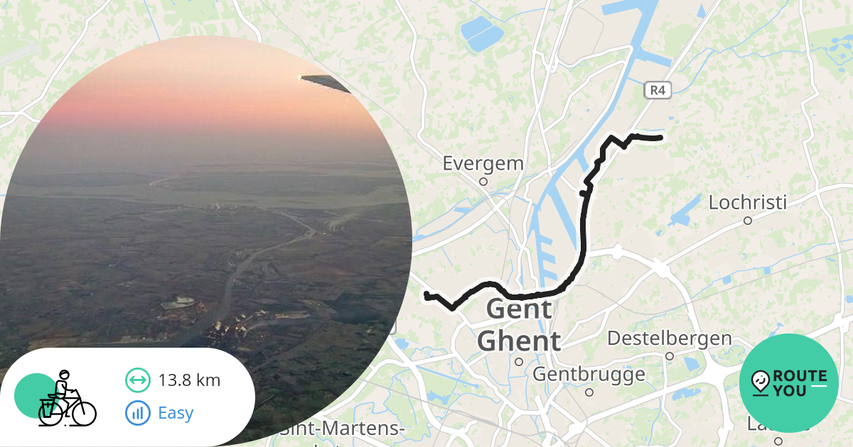Gent - Mariakerke - Recreatieve fietsroute | RouteYou