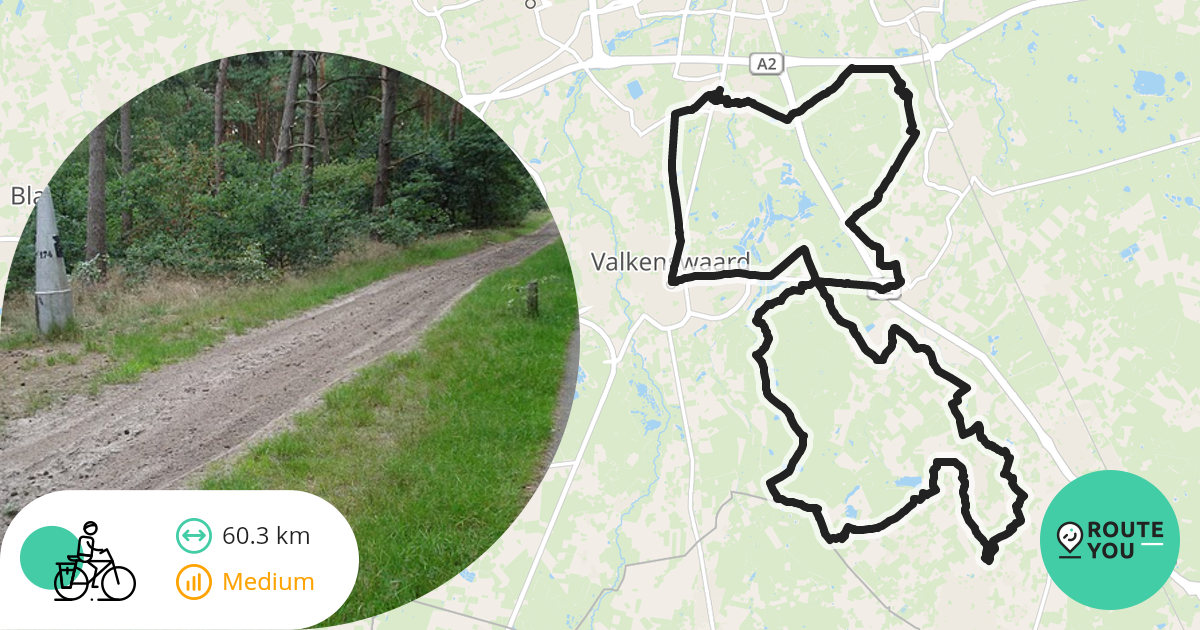 Fietsen in en om Valkenhorst 61 km _ Aalst - Waalre - Recreatieve ...