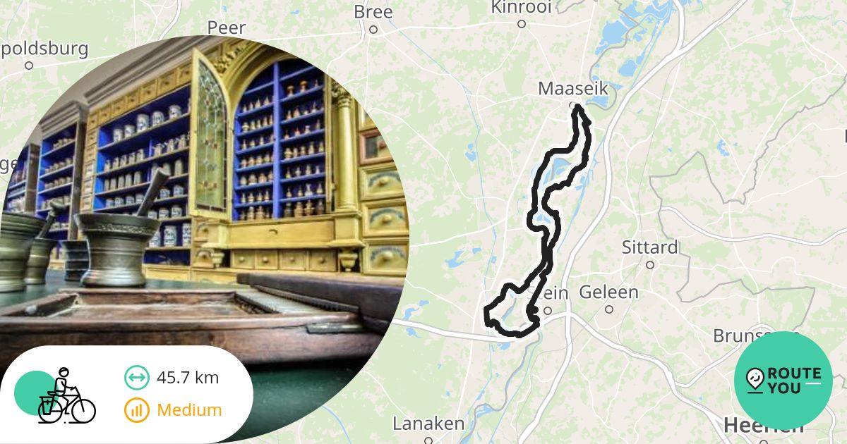 Maaseik - Recreatieve fietsroute | RouteYou