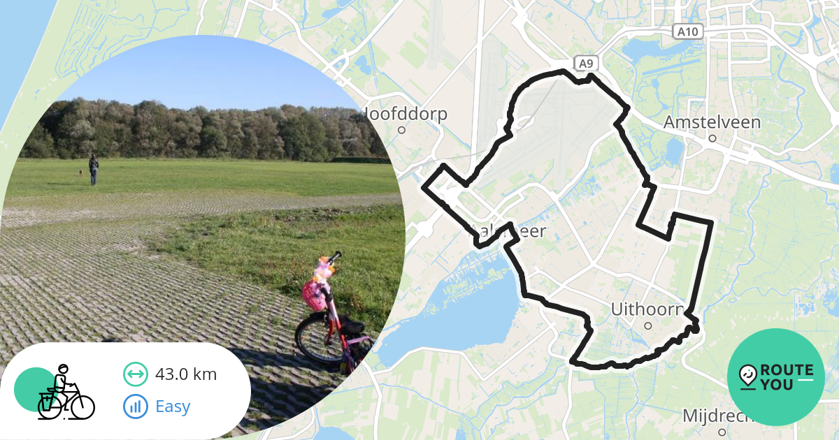 Schiphol Nederlands grootste vliegveld 43 km _ Uithoorn - De Kwakel ...