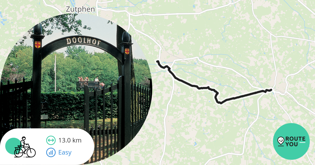 Ruurlo - Vorden - Recreatieve fietsroute | RouteYou