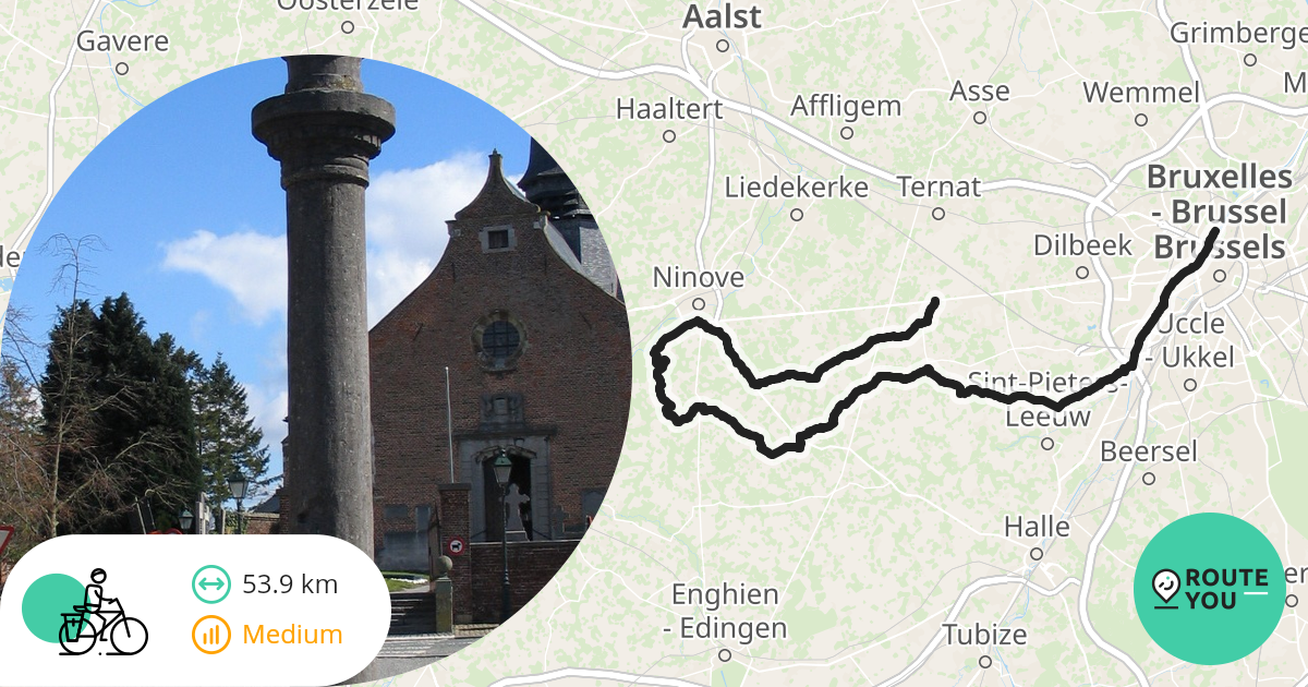 ANB -Pollare - Sint-Martens-Lennik - Recreatieve fietsroute | RouteYou