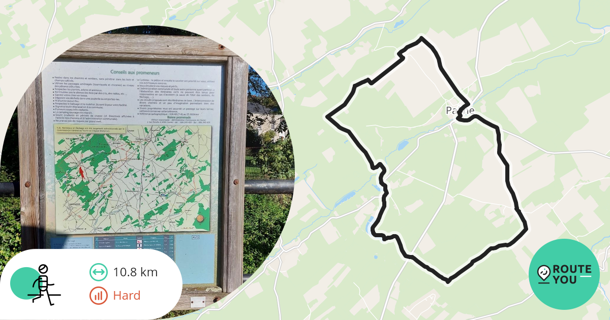 Clavier, een rustige wandeling door bos en veld en langs authentieke ...