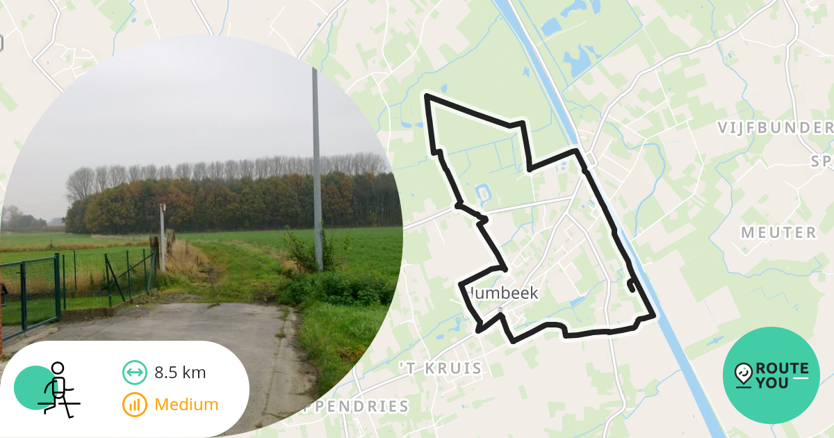 Humbeek kanaal en s'gravenbos - Wandelroute | RouteYou