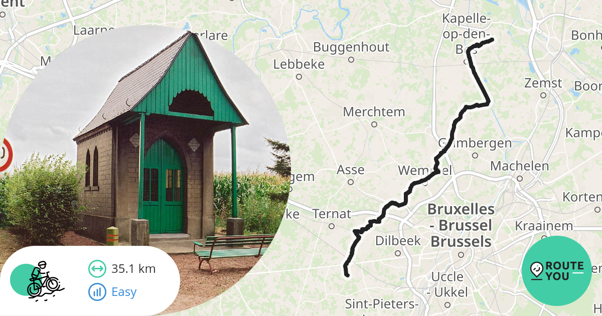 Leest - Sint-Martens-Lennik - Mountainbikeroute | RouteYou