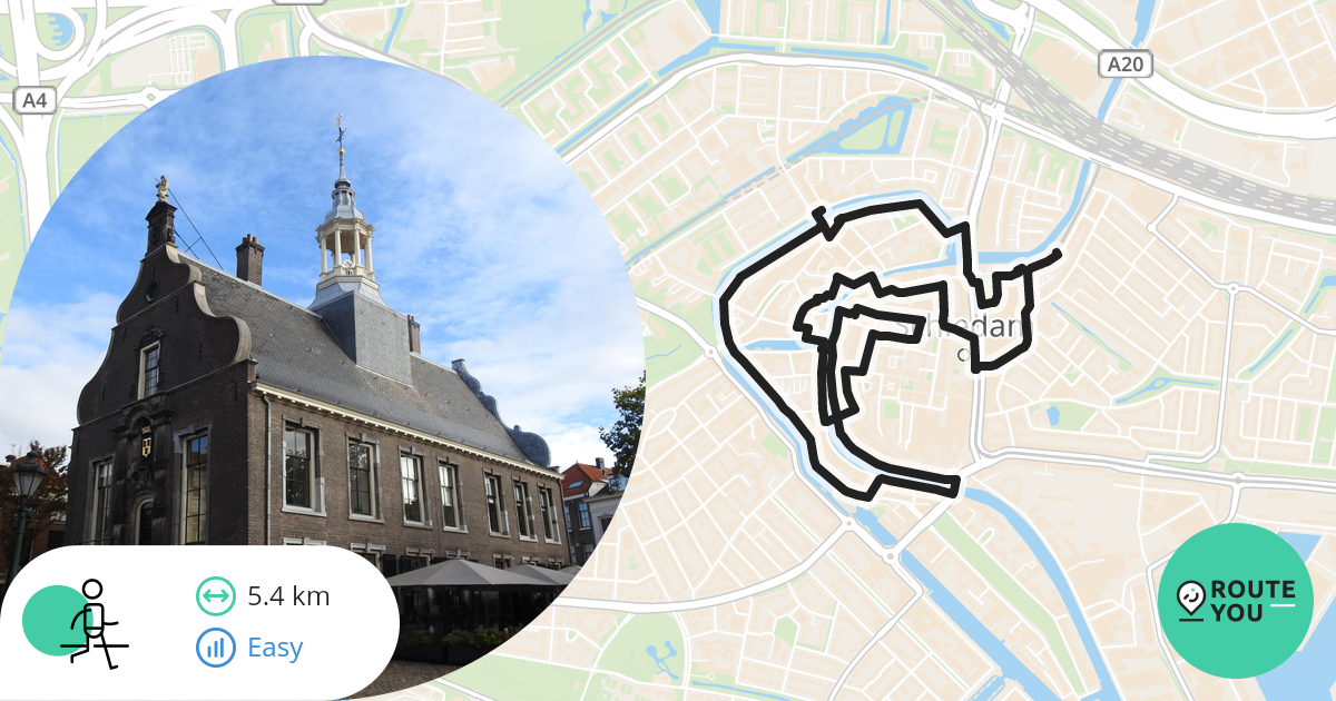 Stadswandeling Schiedam - Wandelroute | RouteYou