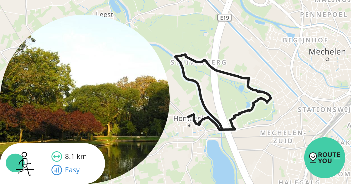 Hombeek-vrijbroekpark - Wandelroute | RouteYou