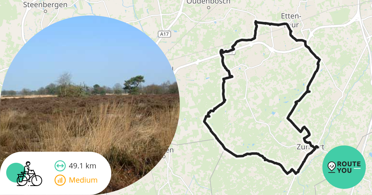 Zundert - Recreatieve fietsroute | RouteYou