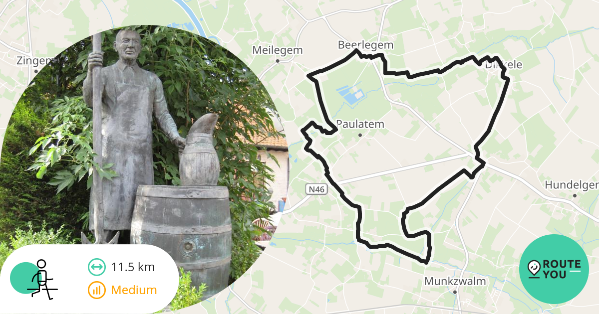 Zwalm - Dikkele - Wandelroute | RouteYou