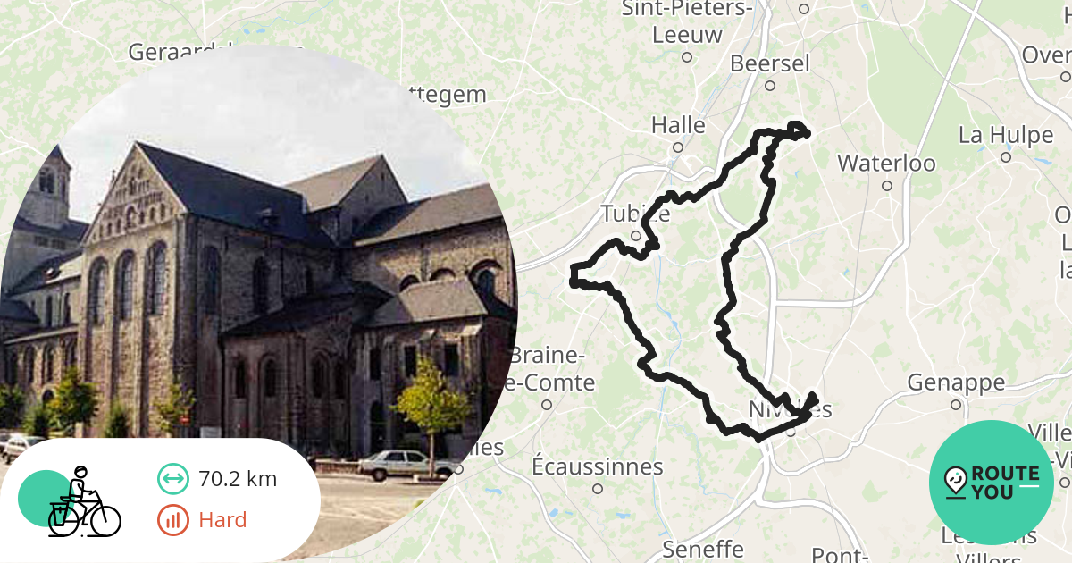 Alsemberg - Recreatieve fietsroute | RouteYou