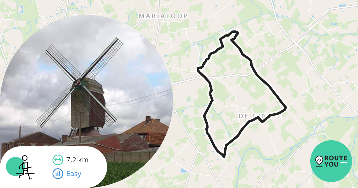 Wandeling Meulebeke Heirentstraat - Wandelroute | RouteYou
