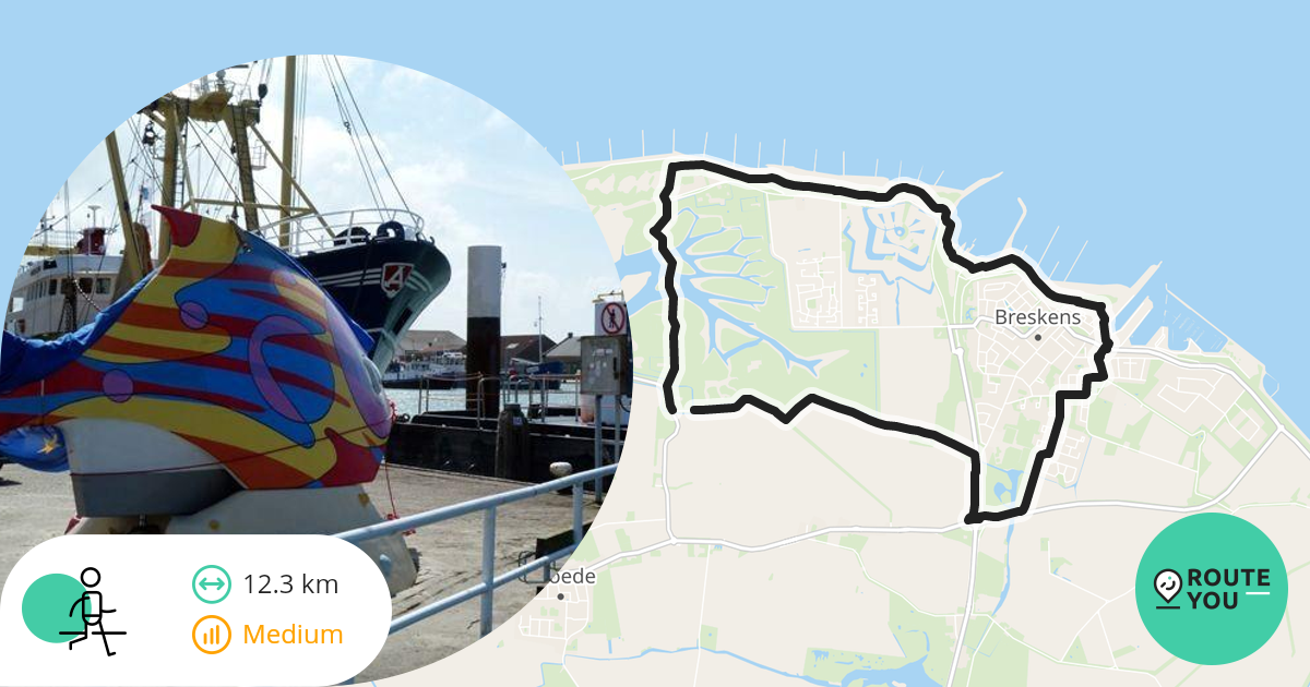 Breskens - Groede - Wandelroute | RouteYou