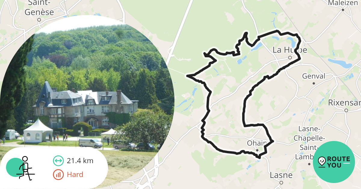 La Hulpe-Ohain - Wandelroute | RouteYou