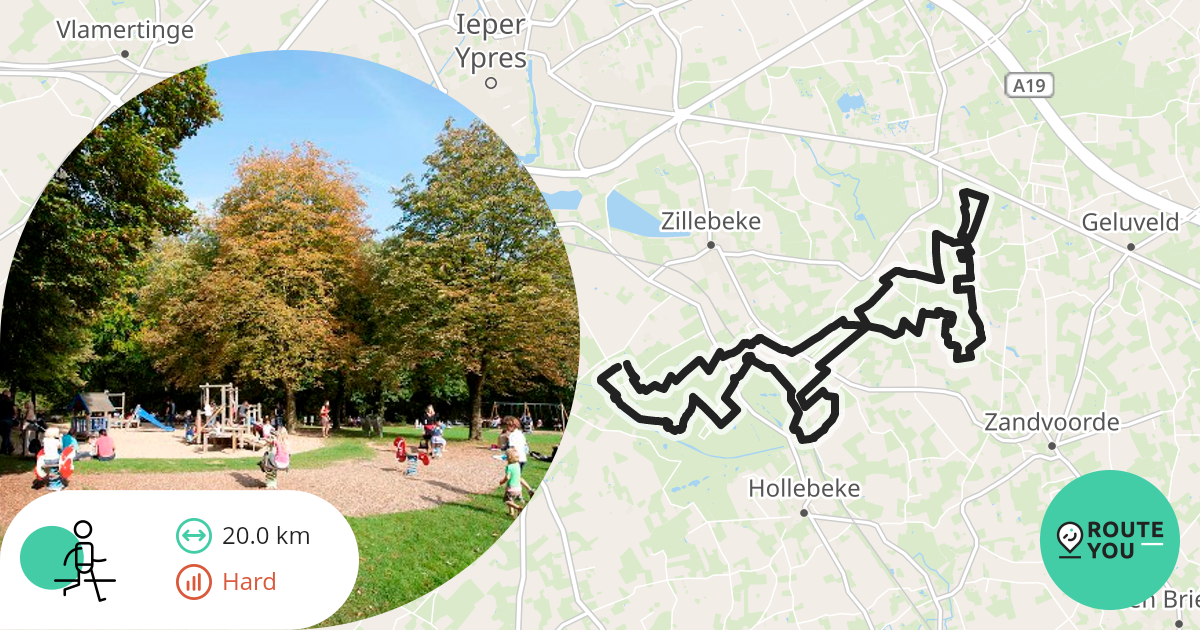 Palingbeek trail 20 - Wandelroute | RouteYou