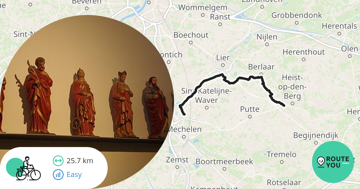 Heist-op-den-Berg - Sint-Katelijne-Waver - Recreatieve fietsroute | RouteYou