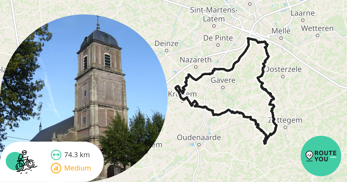 Zwijnaarde-Merelbeke - Mountainbikeroute | RouteYou